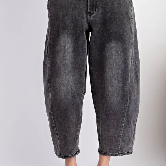 Easel Los Angeles | Jeans | Easel Denim Barrel Jeans Nwt | Poshmark